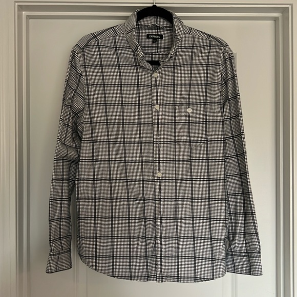 Express | Shirts | Mens Express Flannel Shirt Size Medium | Poshmark